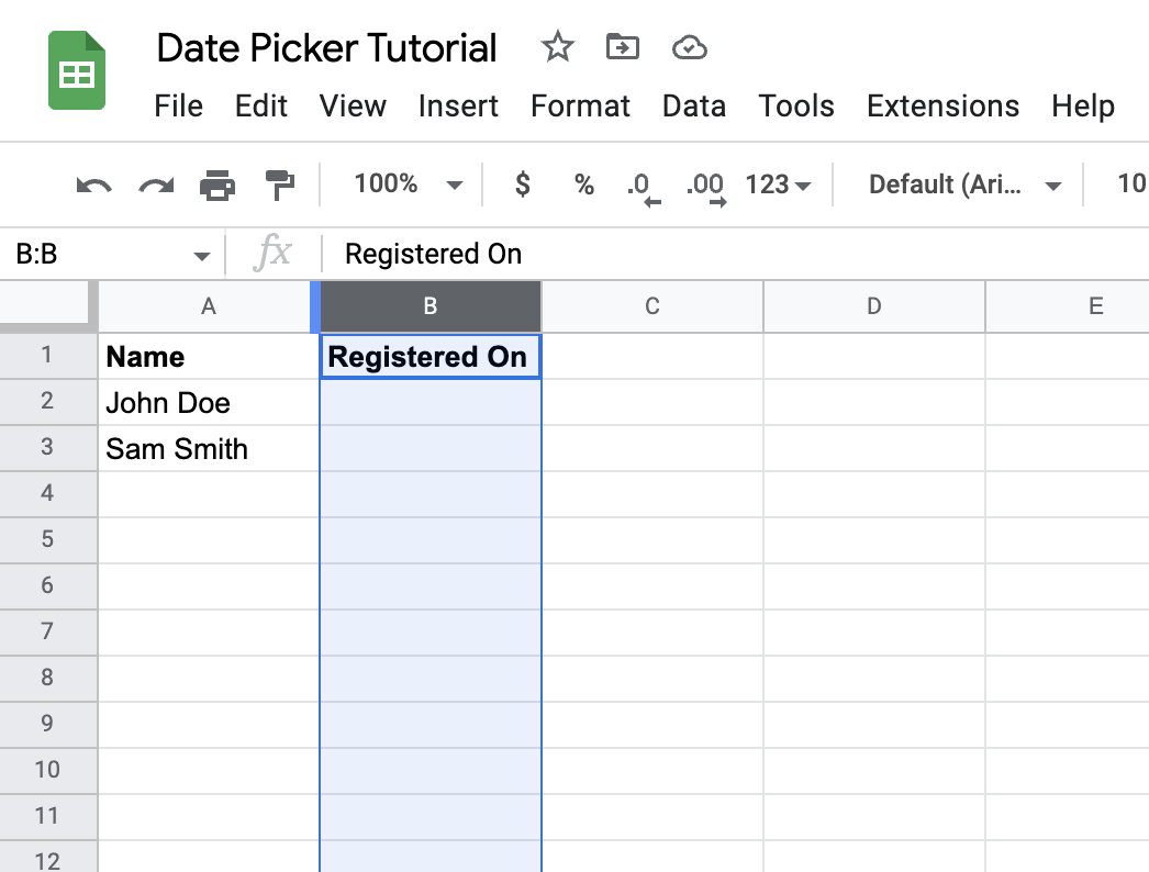 How To Add Date Dropdown In Google Sheet Milan Maharjan